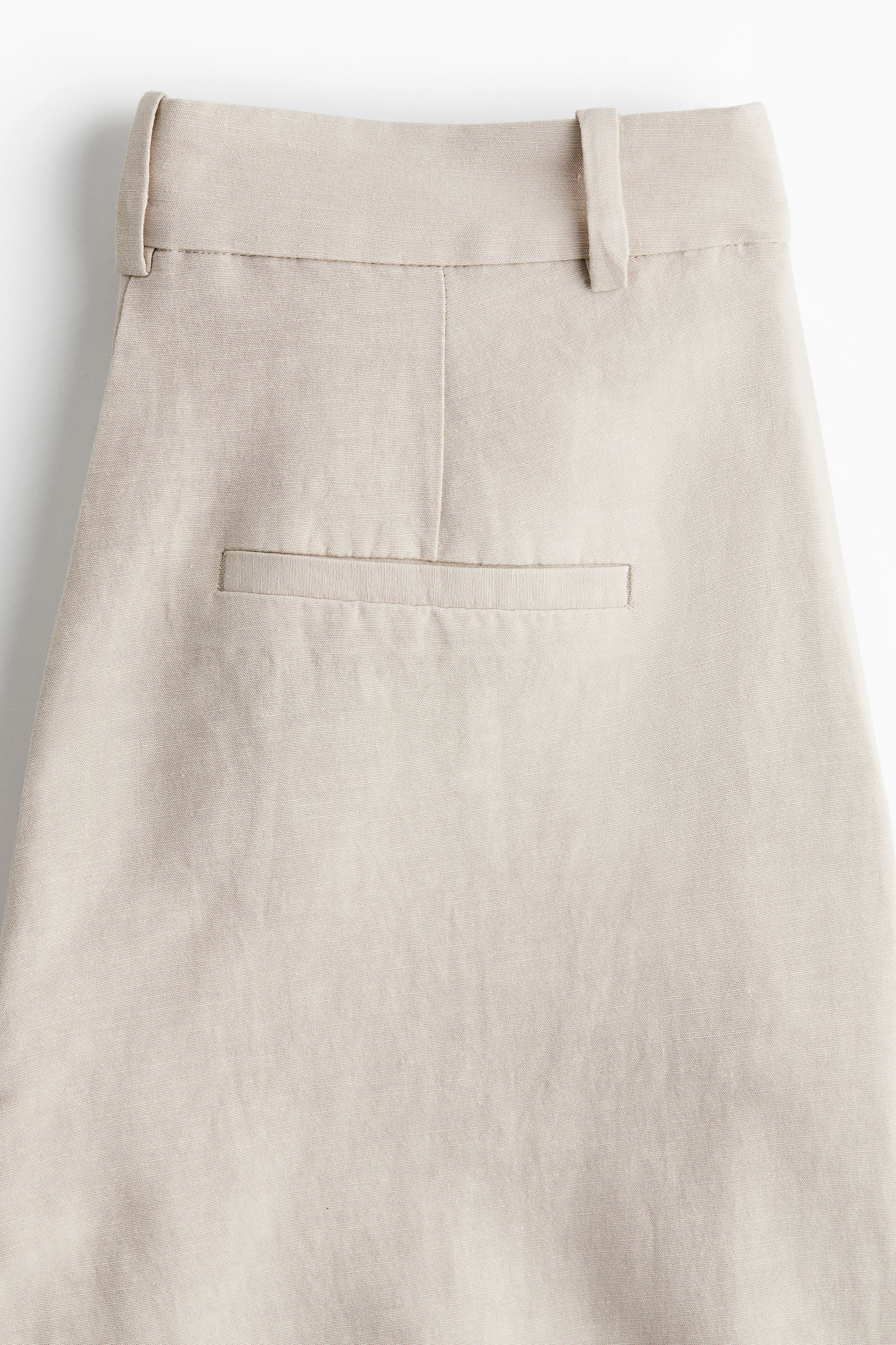 Calça ampla em mescla de linho | H&M Brasil